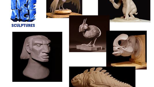 Ice Age Clay Maquettes by Shaun Cusick - Zerply